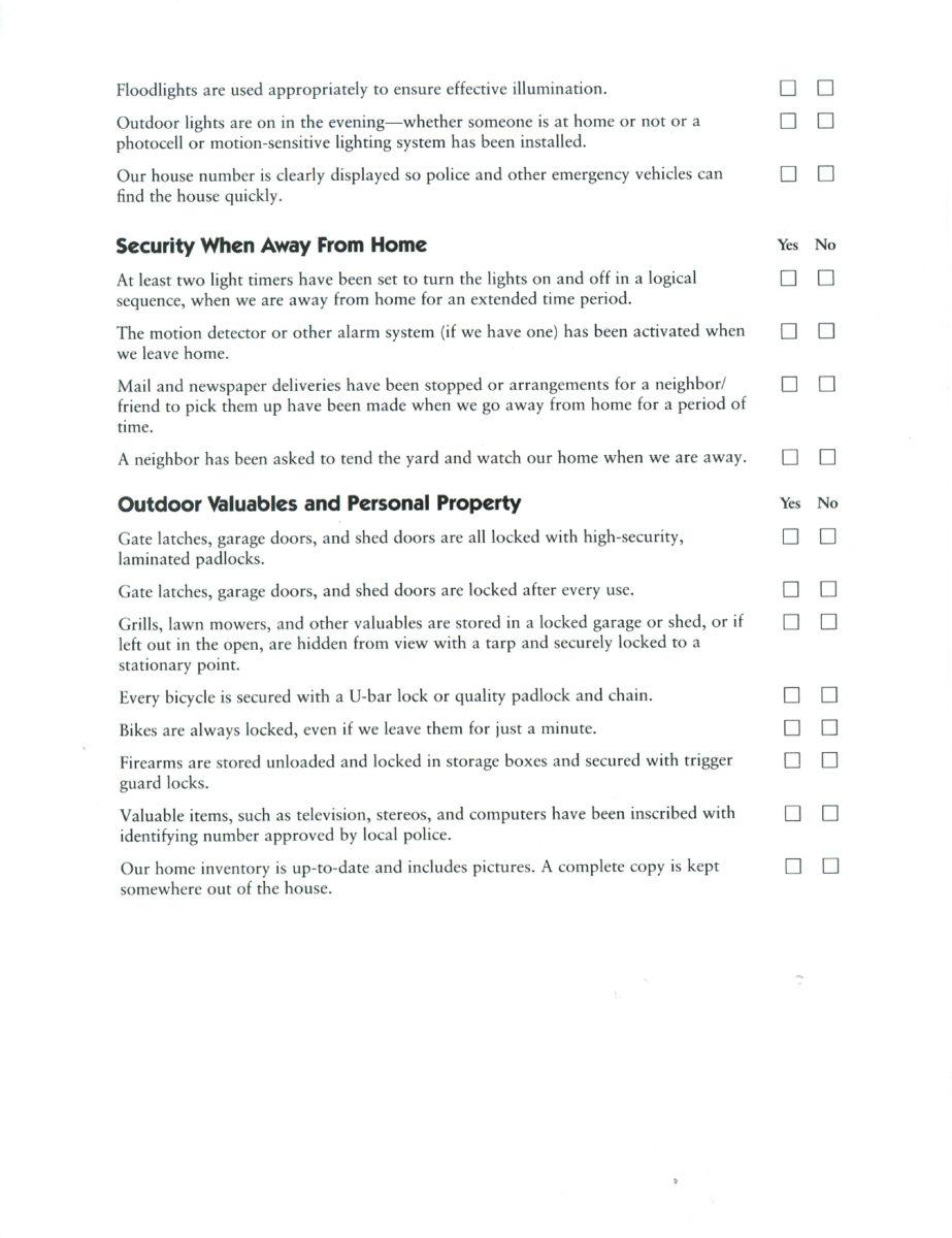 Home Security Tips - Gerrish Township Police