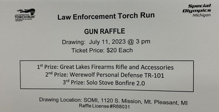 Gun Raffle - Gerrish Township Police